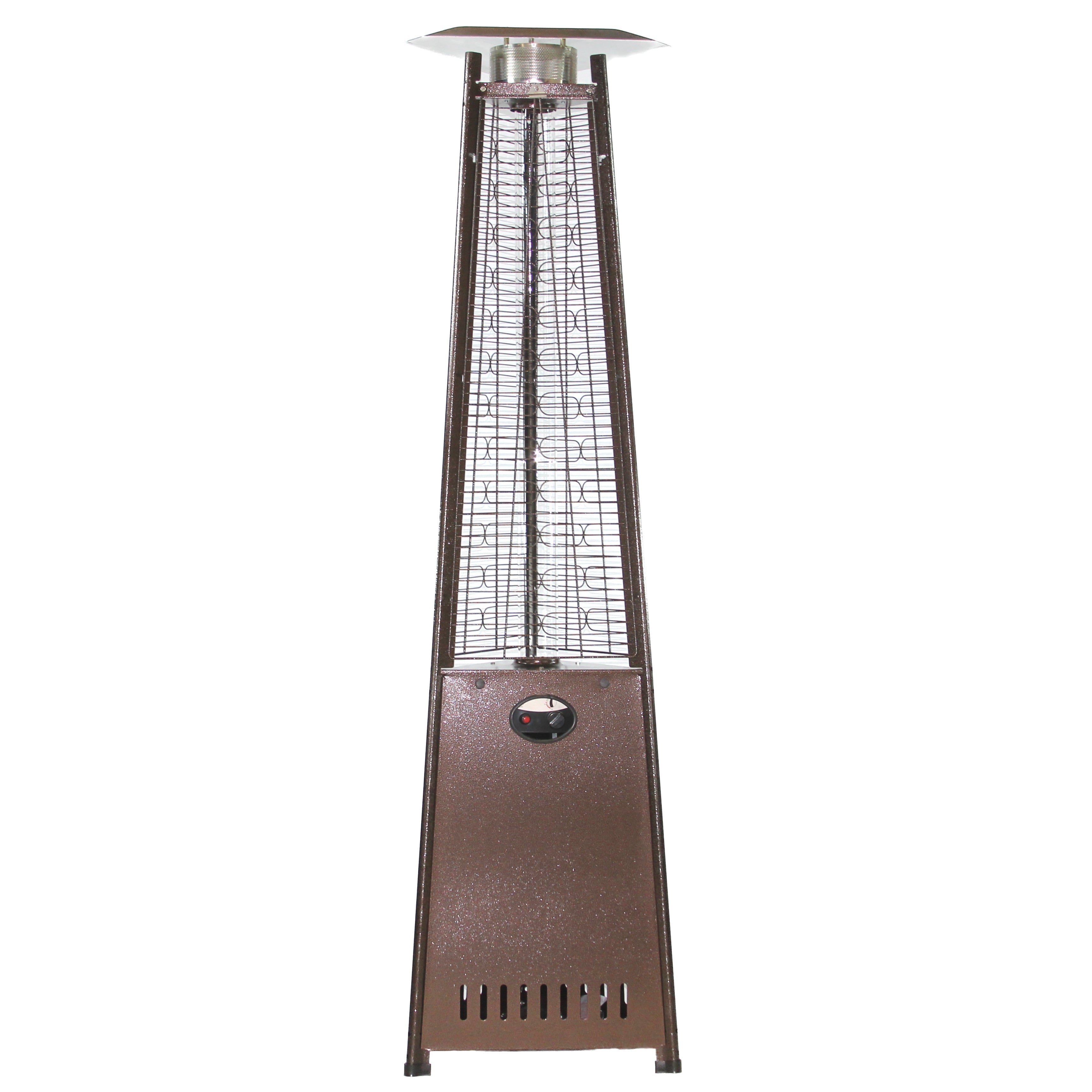 RADtec 93" Pyramid Flame Propane Patio Heater - Antique Bronze – Patio ...