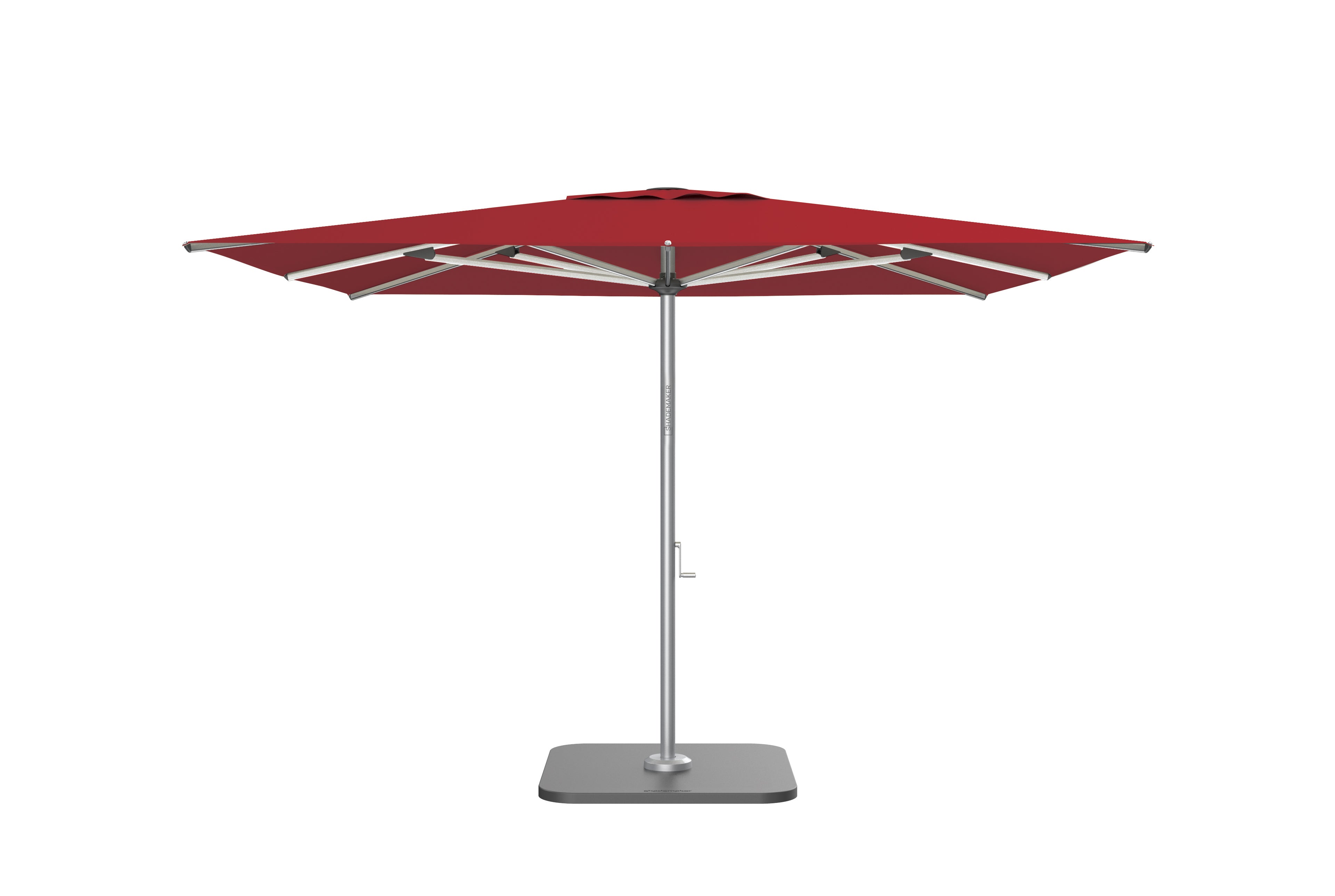Shademaker Atlas 11.5' Square Centerpost Umbrella – Patio Pelican