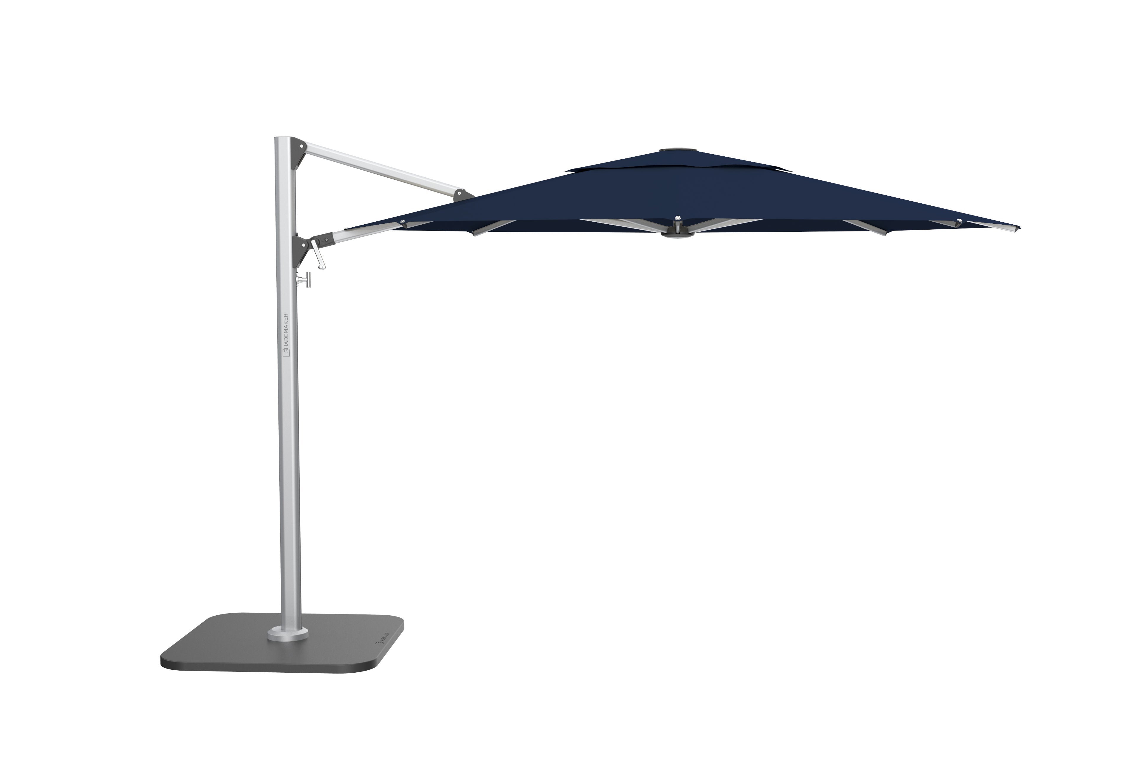 Shademaker Solaris 11.5' Octagon Sidepost Umbrella – Patio Pelican