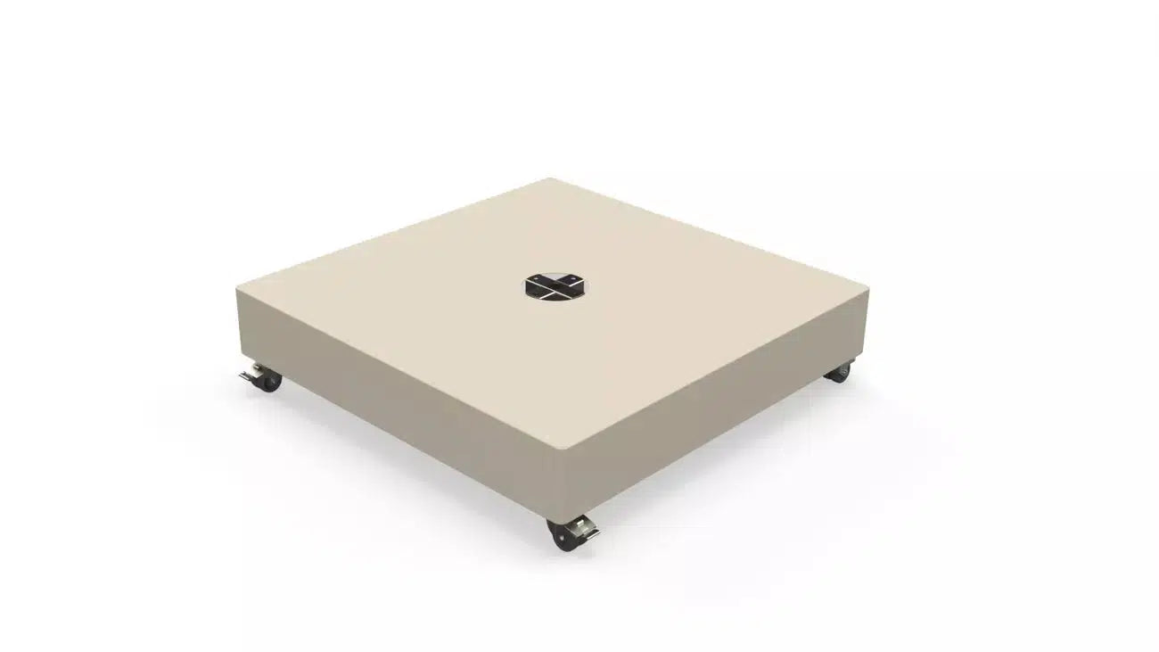 Umbrosa Mobile Tile Base with Wheels (Beige) – Patio Pelican