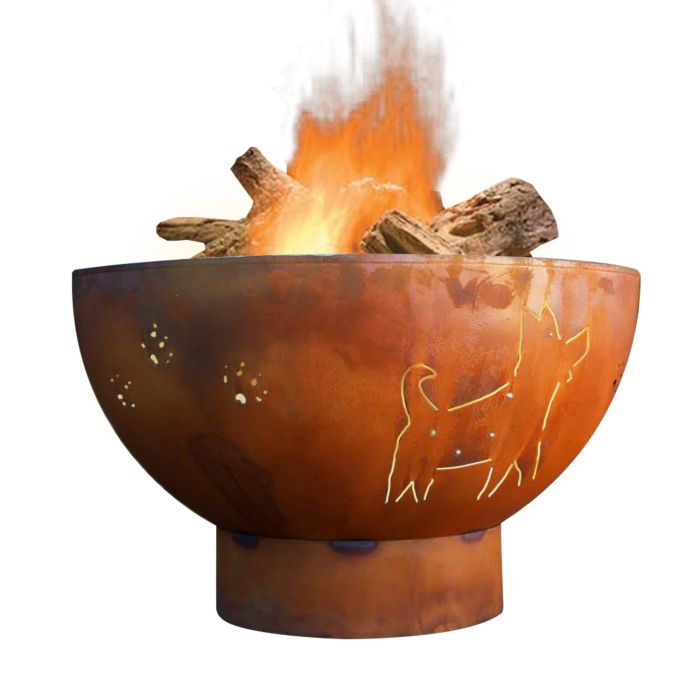 Fire Pit Art Funky Dog – Patio Pelican