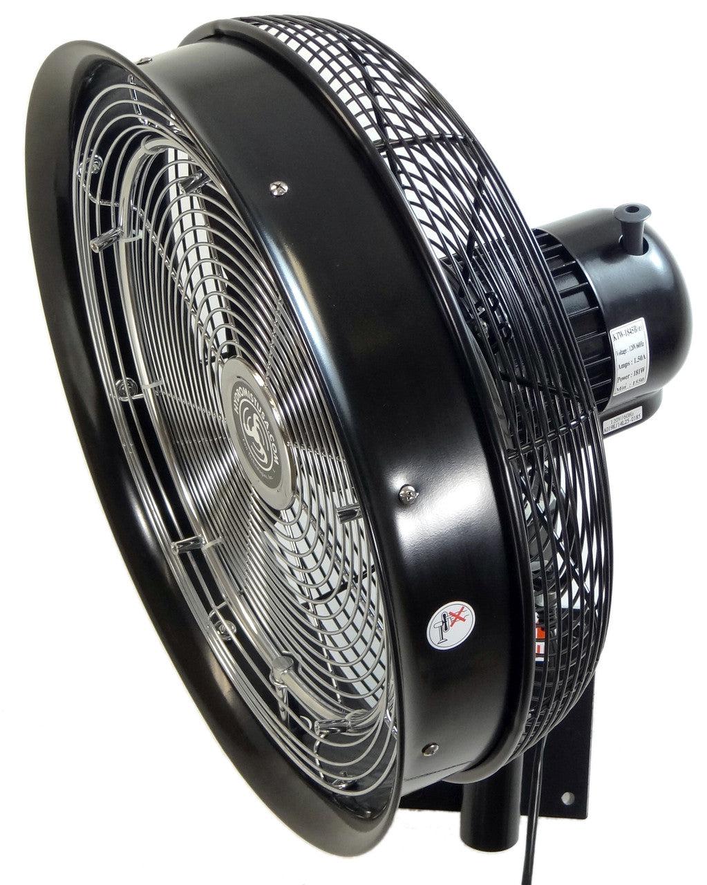 HydroMist 18" Shrouded Oscillating Fan with 3-speed Fan Motor Control ...